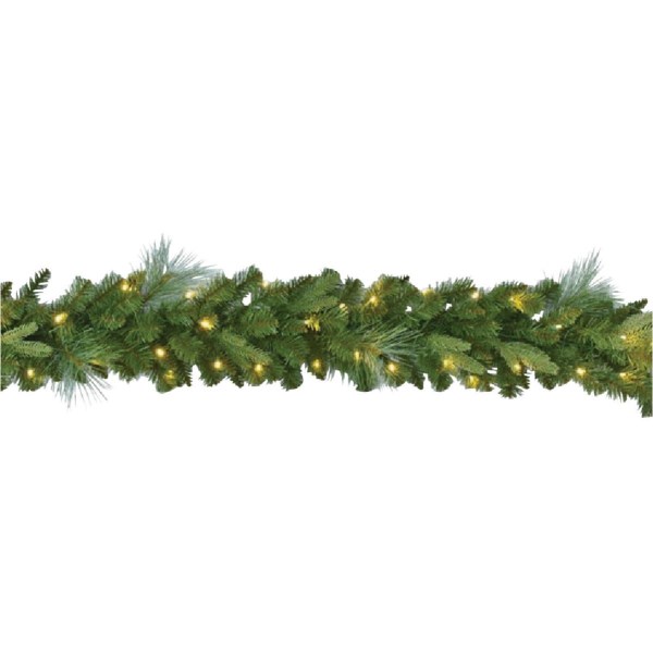 Madison Pine 9 Ft. Prelit LED Garland - Mc Mu